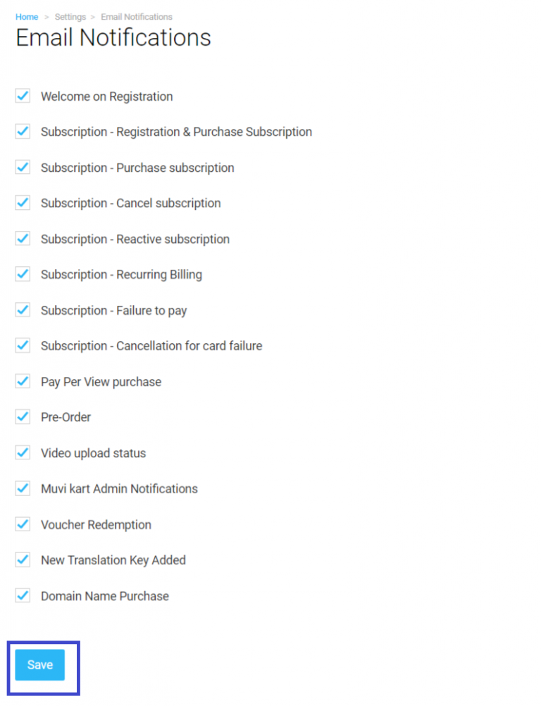 Email Notifications - Help Center