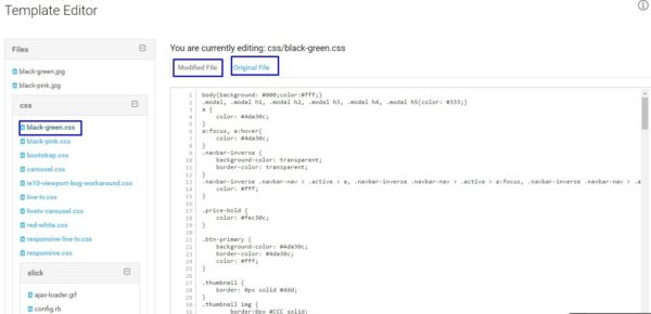 Editing Template - Help Center