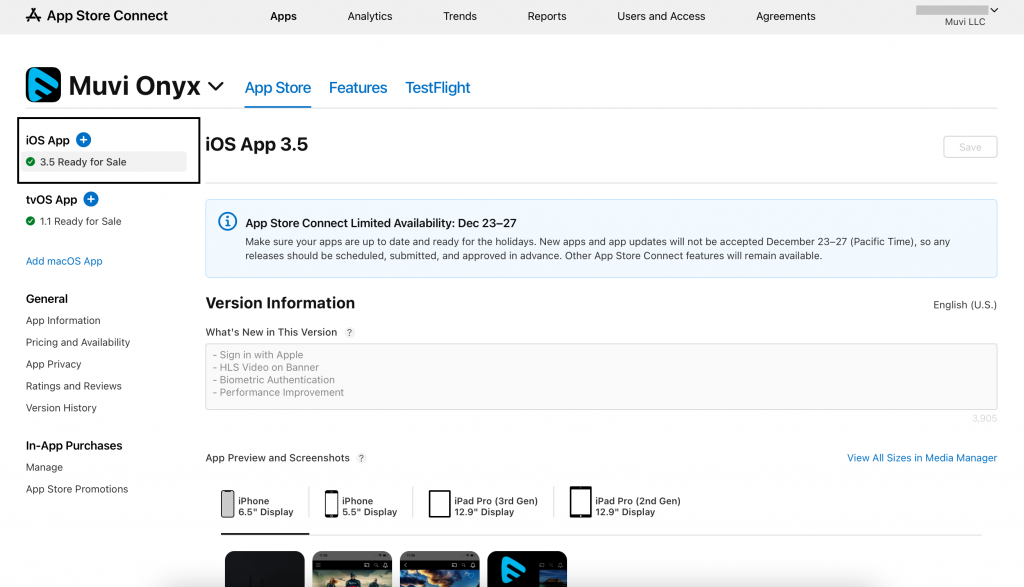 How to Check iOS App Publishing Status | Muvi One