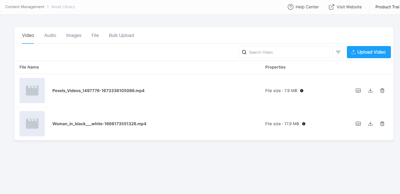 How to Manage Asset Library - Help Center