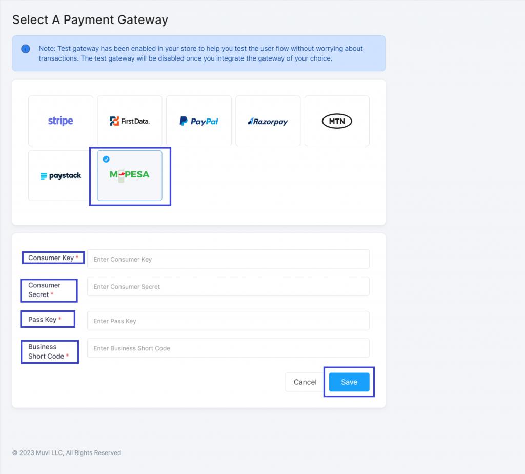 How to Add M-Pesa Payment Gateway - Help Center